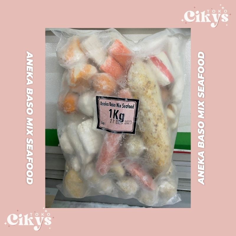 Jual Aneka Baso mix seafood 1 kg/steamboat/Halal | Shopee Indonesia