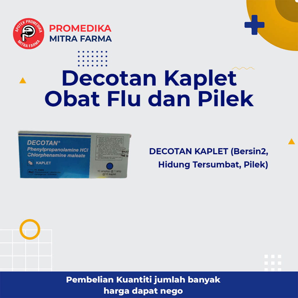 Jual Decotan Kaplet Obat Flu dan Pilek | Shopee Indonesia
