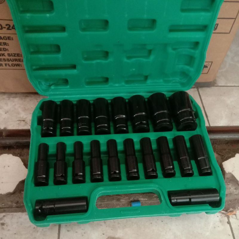 Jual Mata Sok Impact Panjang 20 pcs Mata shock Set 8mm -32mm | Shopee ...