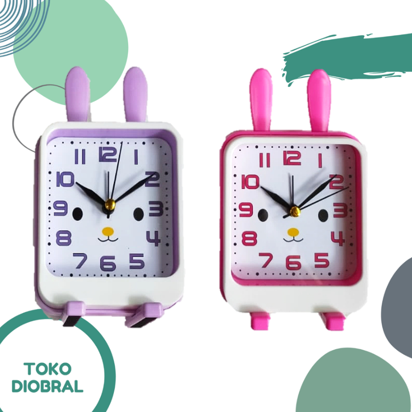 Jual Jam Beker Anak Bentuk Kelinci Unik Lucu Bunyi Beep | Shopee Indonesia