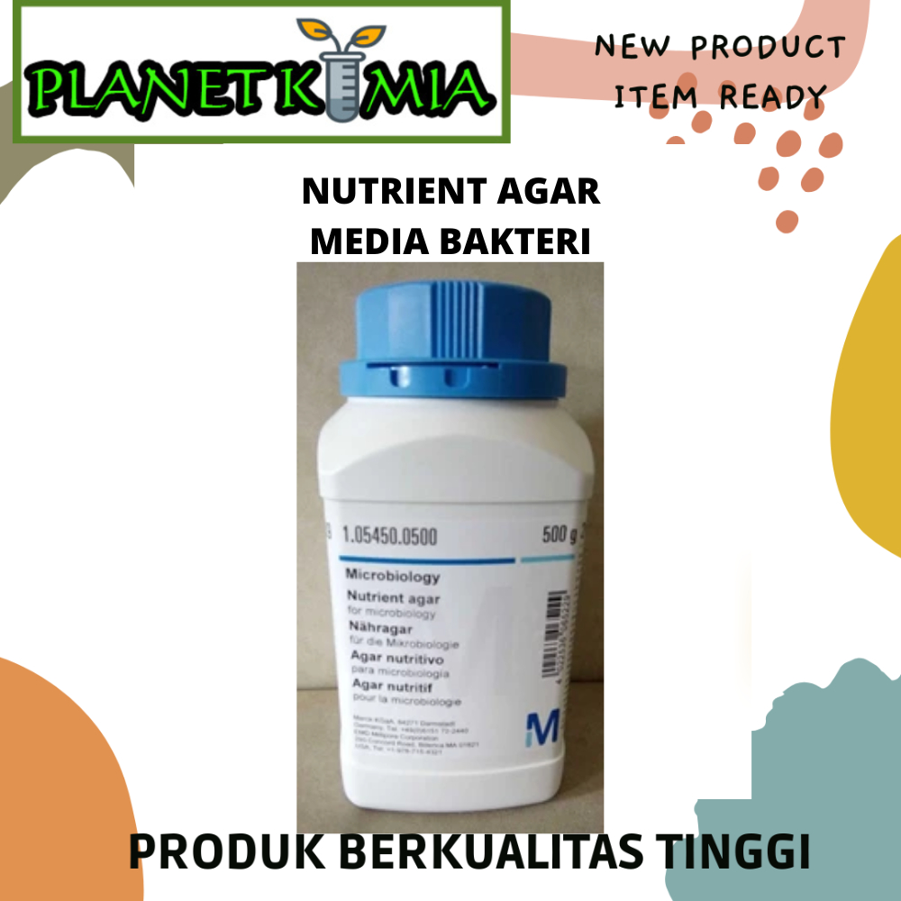 Jual NUTRIENT AGAR / NA MEDIA BAKTERI MIKROBIOLOGI BEST QUALITY 10 GRAM ...