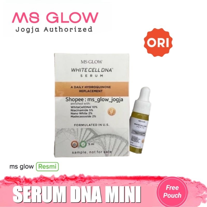 Jual MS GLOW SERUM WHITE CELL DNA MINI | MS GLOW ORIGINAL | Shopee ...