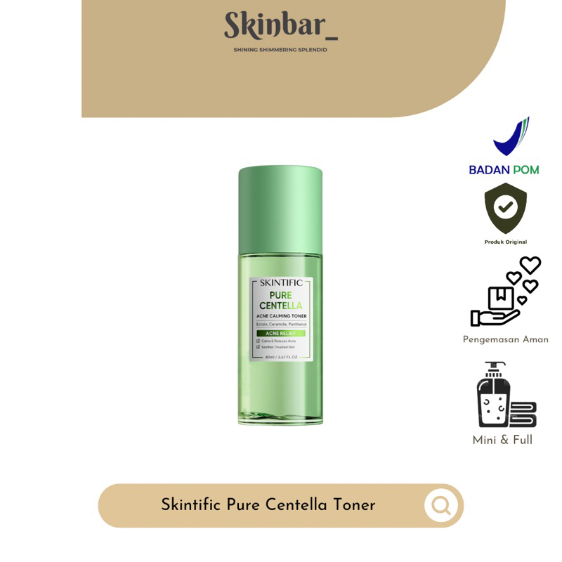 Jual SKINTIFIC Pure Centella Acne Calming Toner (Baca Deskripsi ...