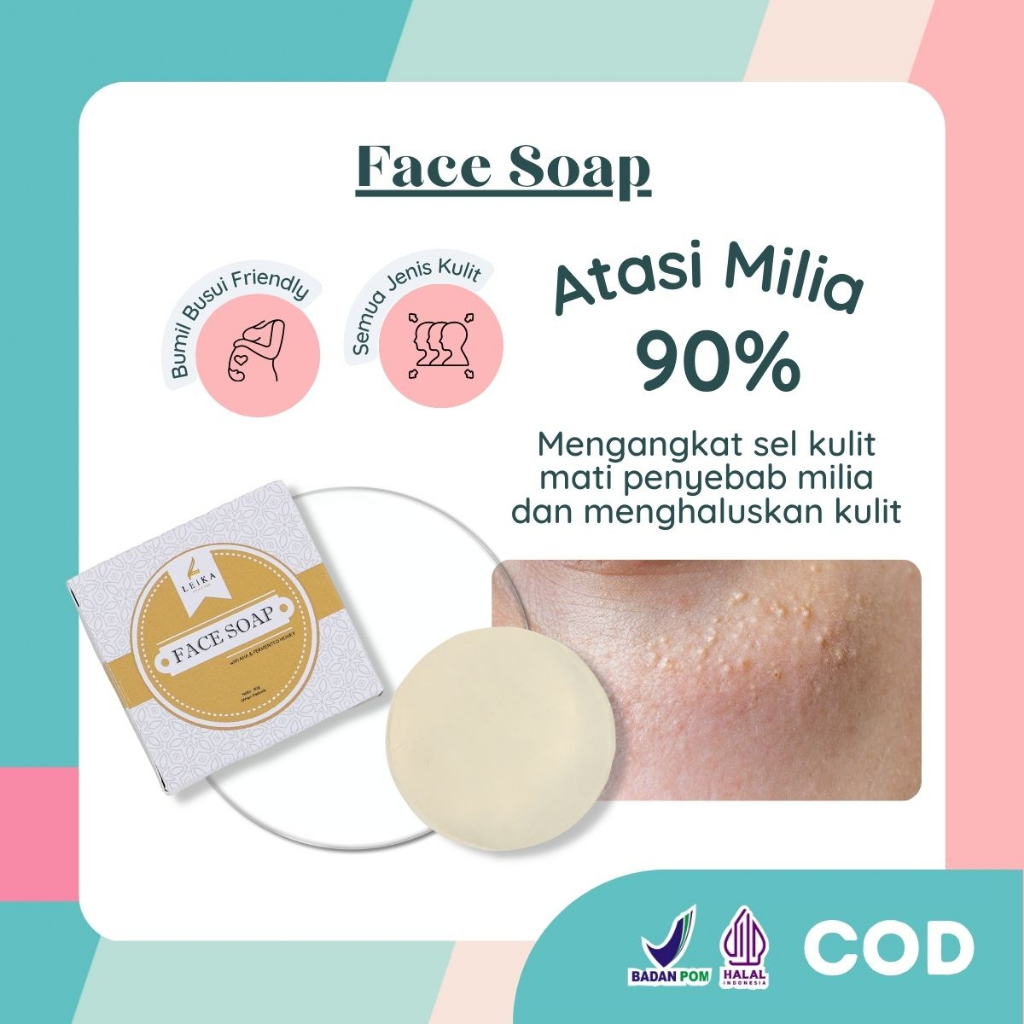 Jual PENGHILANG MILIA Paling Ampuh Sabun Milia Face Soap AHA ...