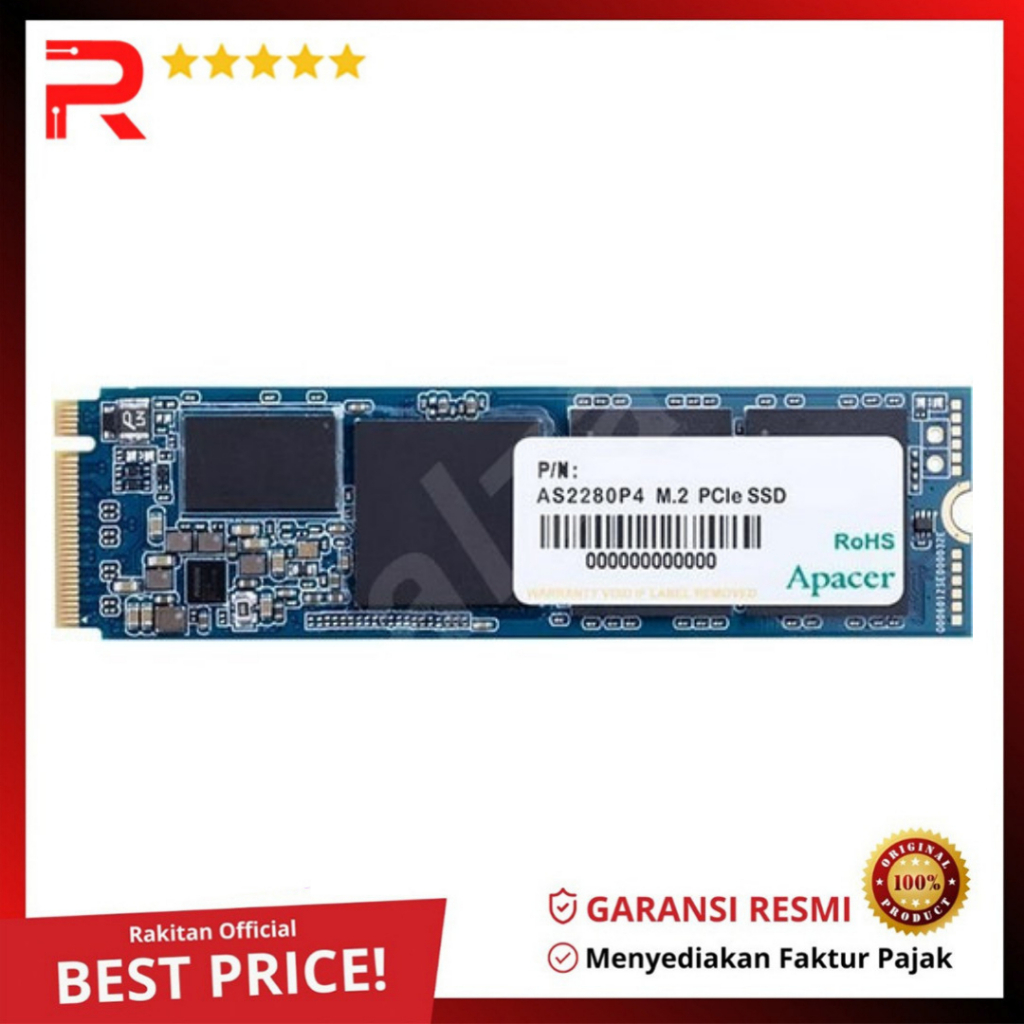 Jual SSD Apacer AS2280P4 M.2 NVME 256GB - SSD M.2 NVMe PCIe Gen 3x4 ...