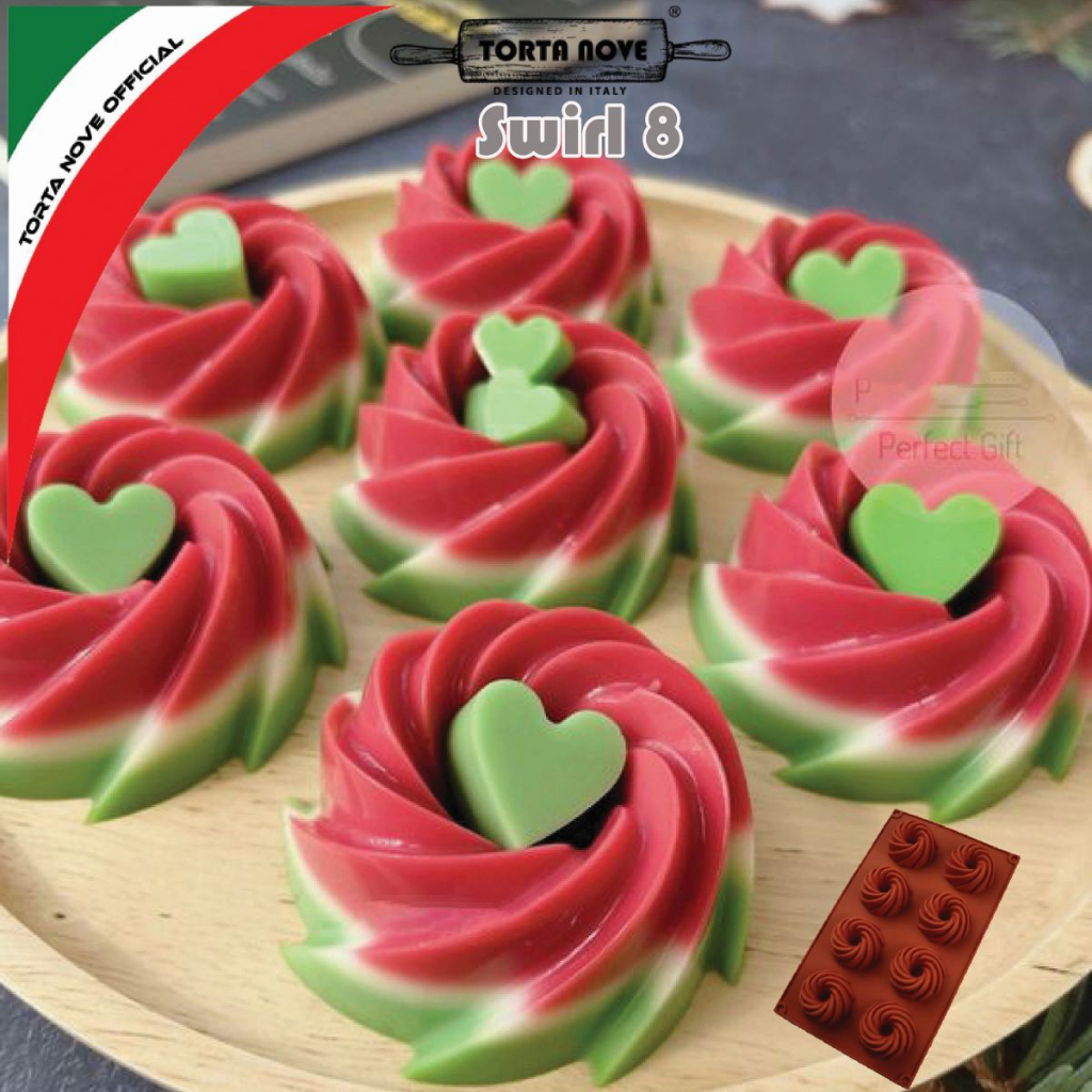Jual Cetakan Silikon pudding Swirl Blade Mini kue bolu bundt kue basah ...