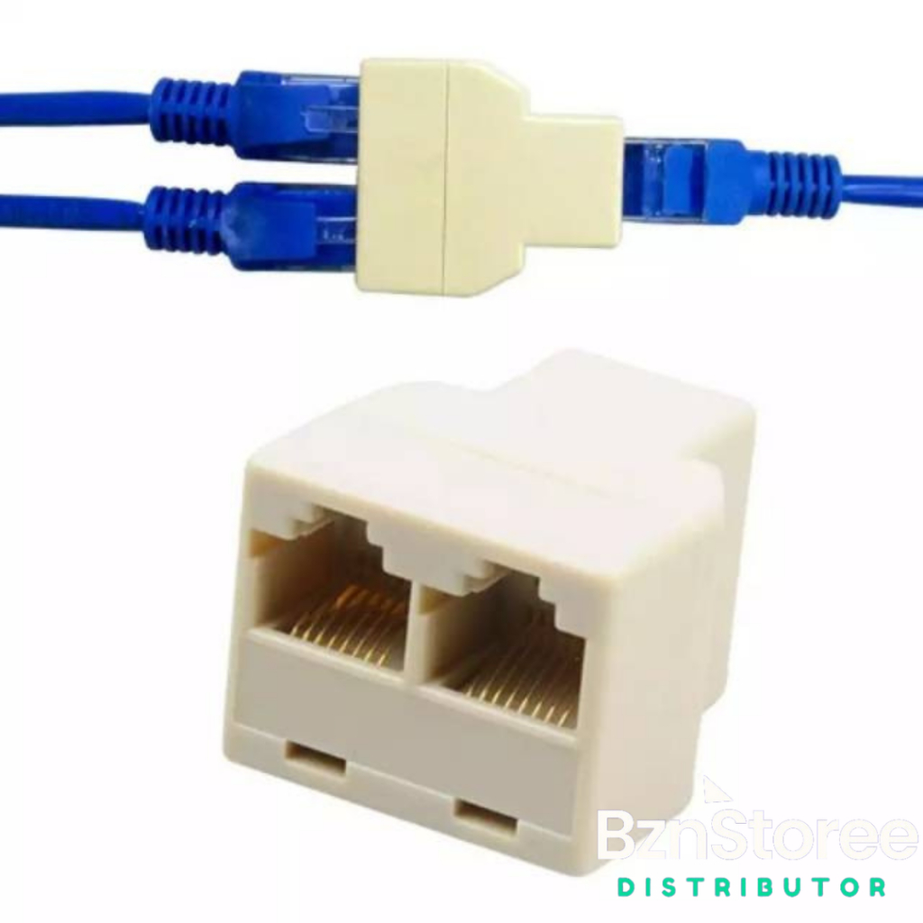 Jual Barel 1 ke 2/Barel UTP LAN Ethernet Barrel Converter / Sambungan ...