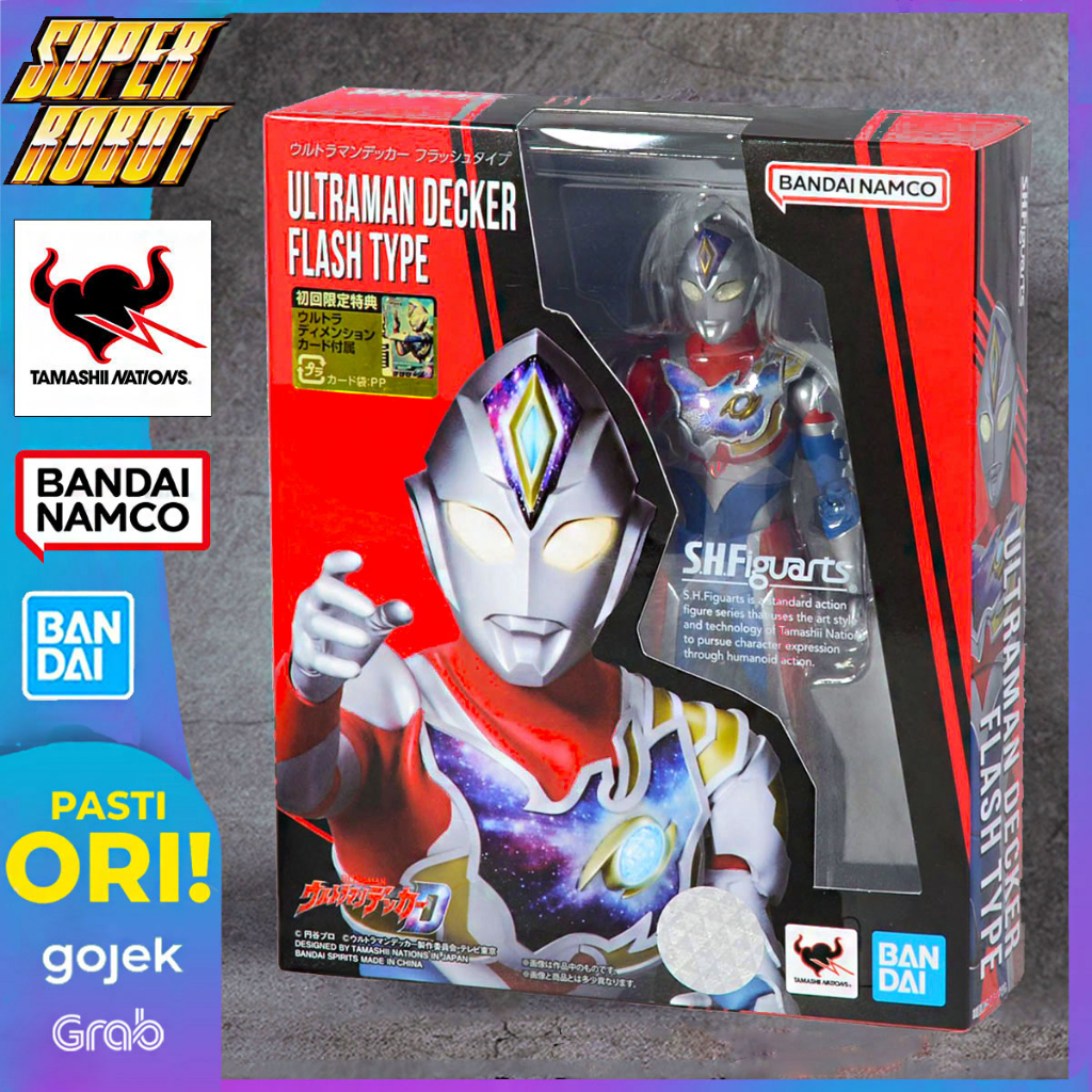 Jual BANDAI SHF Ultraman Decker Flash Type - SHFiguarts Tamashii ...