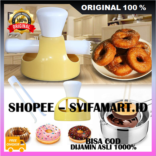 Jual Stempel Cetak Donat Cetakan Donat Praktis Alat Cetak Donat 100% ...