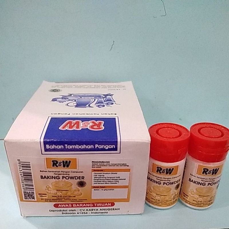 Jual R&W BAKING POWDER 10 GR (BOTOL) | Shopee Indonesia