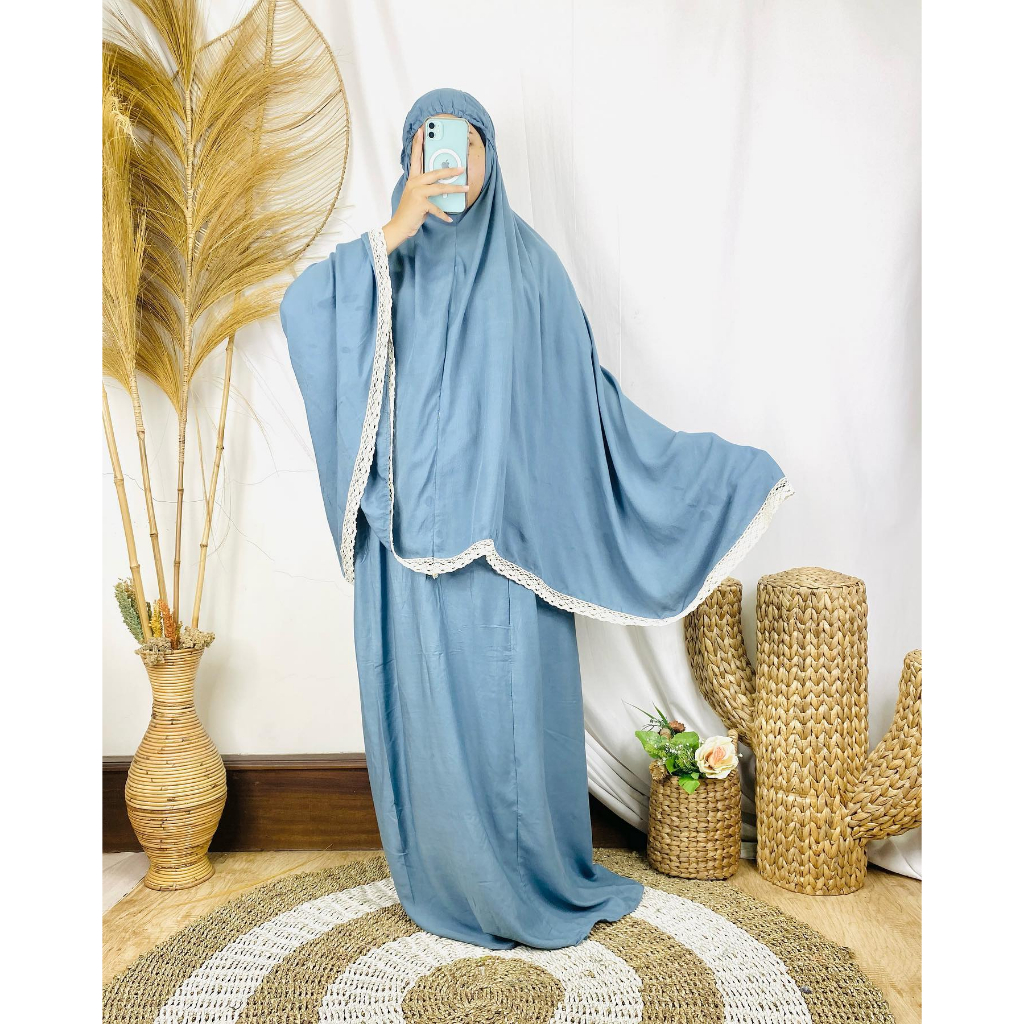 Jual Benang Raja Mukena Rempel Renda Tanggung | Shopee Indonesia