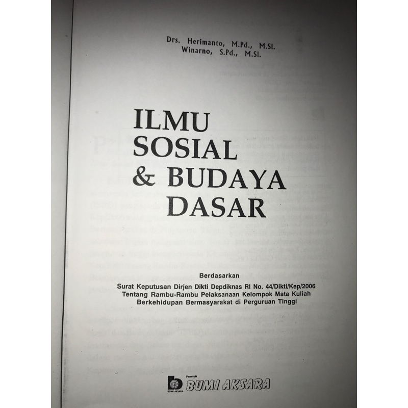 Jual Buku Bekas - Ilmu Sosial dan Budaya Dasar | Shopee Indonesia