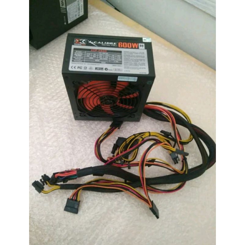 Jual PSU power suplay PC 600 Watt plus merk XIGMATEK CALIBRE series mantap | Shopee Indonesia