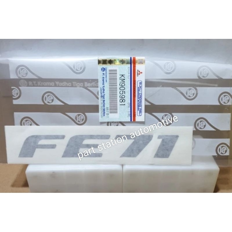 Jual STIKER / STICKER FE 71 ORIGINAL KM905981 | Shopee Indonesia