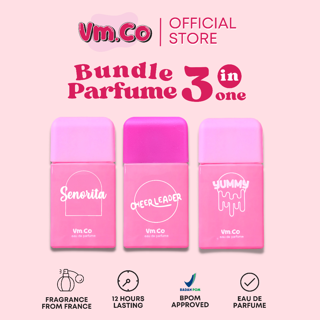 Jual VmCo Bundle Parfume 3in1 EDP - Vilmei | Senorita, Cheerleader ...