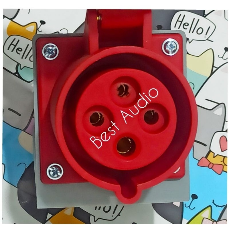 Jual Stop kontak genset 3Phase 32 Ampere Inatech 124N | Shopee Indonesia