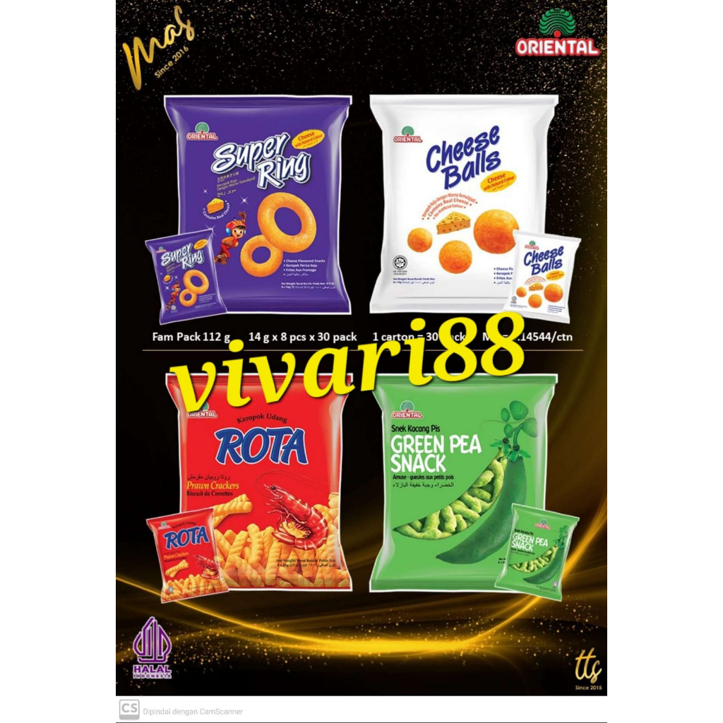 Jual Oriental Cheese Balls / Super Ring Cheese Family Pack 8pcs ...