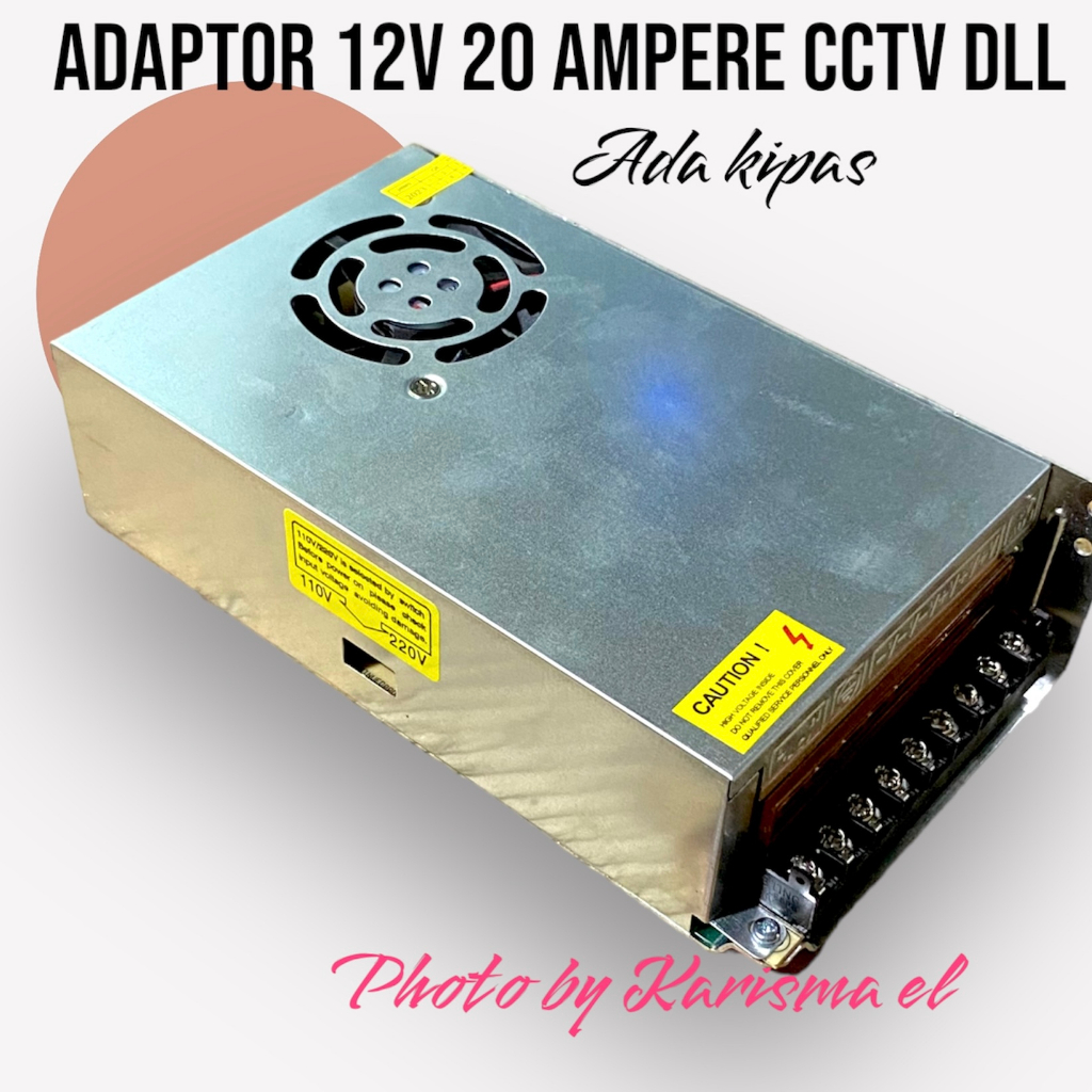 Jual Power Supply 12V 20A / ADAPTOR 12V 20 AMPERE | Shopee Indonesia