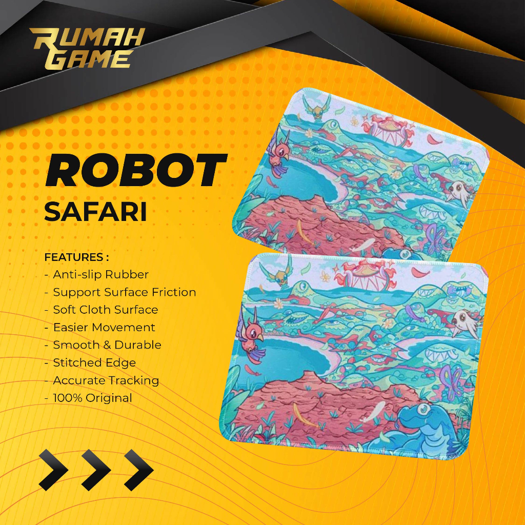 Jual Mouse pad Gaming ROBOT RP01 Safari Mousepad Anti-skid e-Sports ...