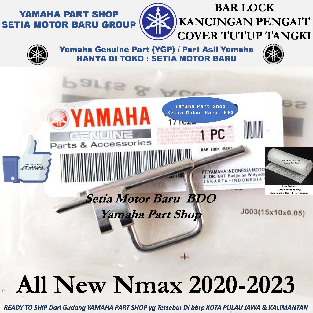 Jual Bar Lock Kancingan Pengait Cover Tutup Tangki All New Nmax N Max ...