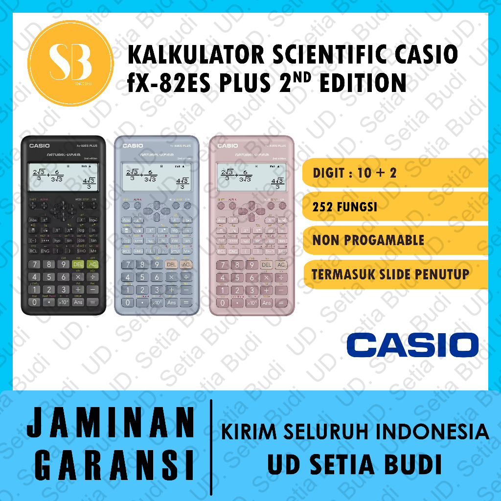 Jual Kalkulator Scientific Casio FX-82ES Plus Classwiz Asli dan ...