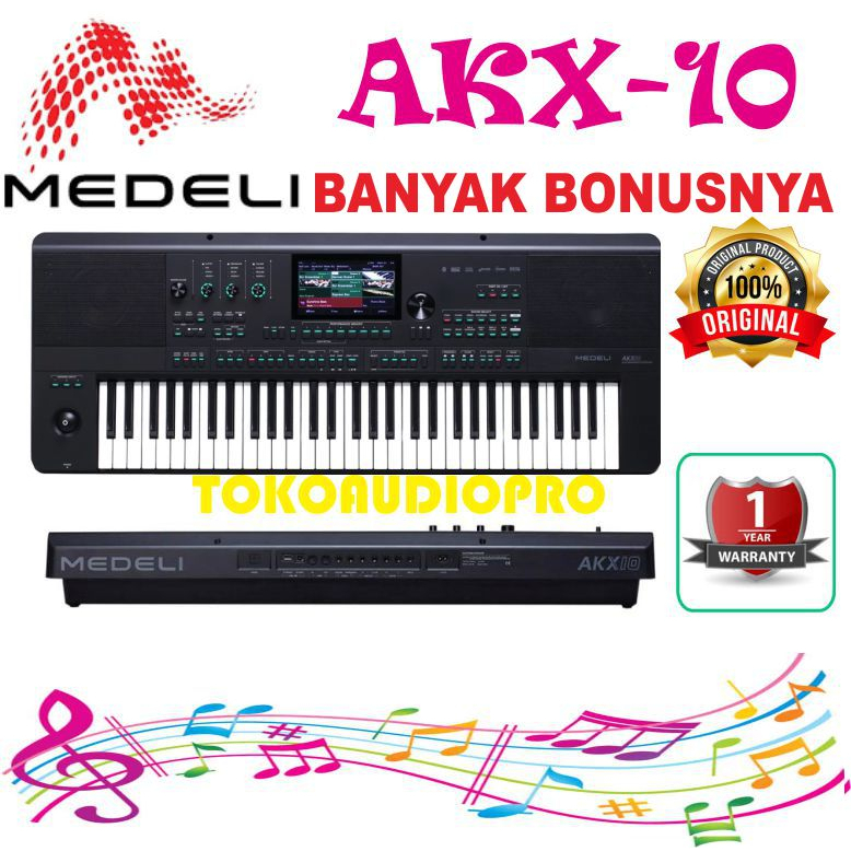 Jual Keyboard Medeli AKX10 Professional Keyboard Medeli AKX-10 Original AK-X10 A-KX10 | Shopee ...