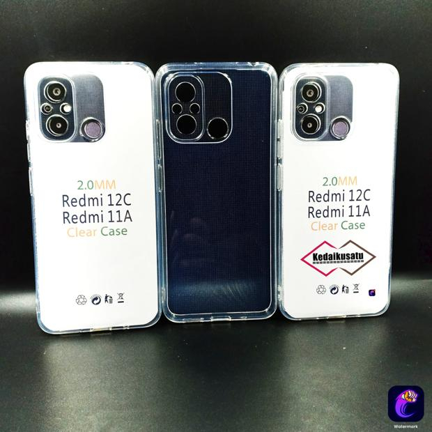 Jual XIAOMI REDMI 12C - XIAOMI REDMI 11A Clear Case HD 2mm Softcase ...