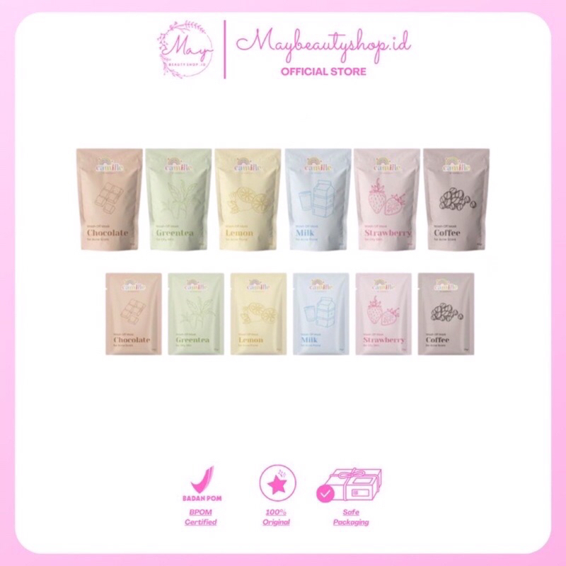 Jual Camille Beauty Organic Mask 65Gr (Masker Camille Beauty) | Shopee Indonesia