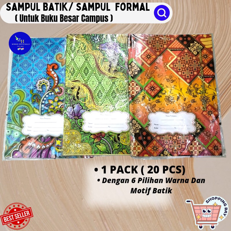 Jual Kertas Sampul Buku Batik/ Formal Ukuran Boxy/ Besar Campus -20 Lembar | Shopee Indonesia