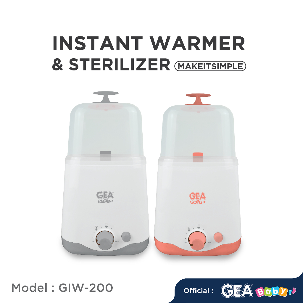 Jual GEA Baby Instant Bottle Warmer & Sterilizer GIW-200 / penghangat ...
