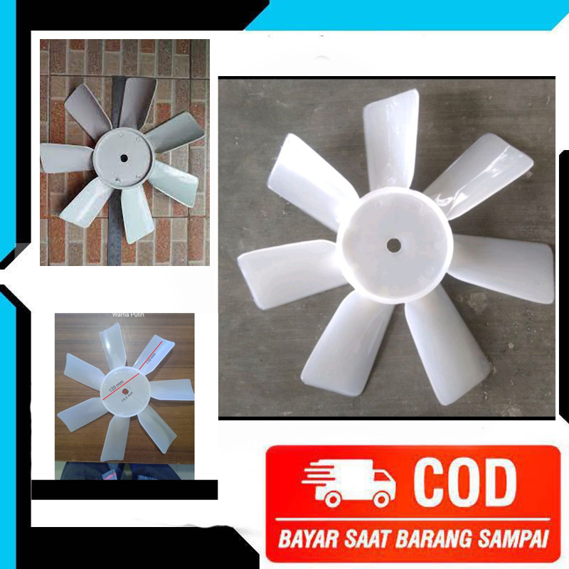 Jual KIPAS FAN RADIATOR MOBIL UNIVERSAL 7 DAUN BLADE - 2 VARIAN WARNA ...
