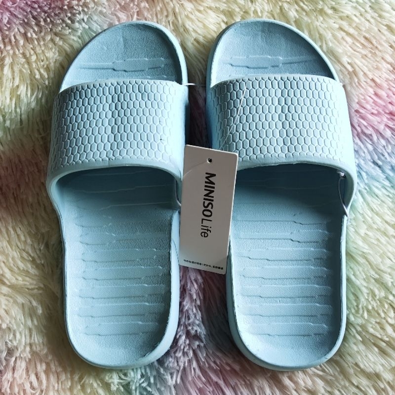 Jual MINISO Sandal Wanita - Light Blue (NEW) | Shopee Indonesia