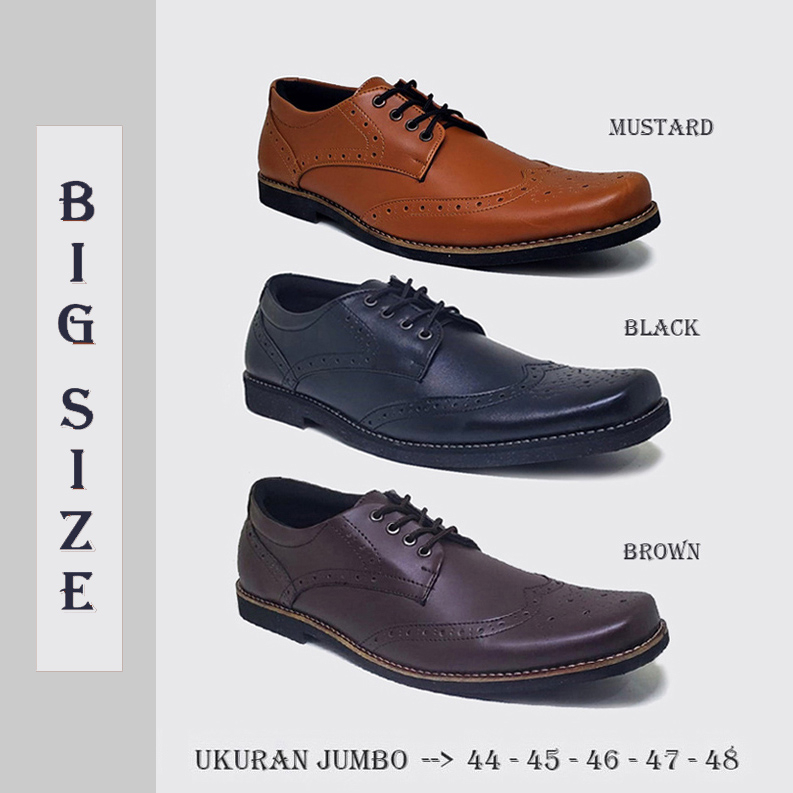 Jual SEPATU PREMIUM Pantofel Pria (Ukuran Kaki Besar Jumbo) Sepatu ...