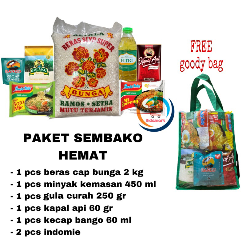Jual Paket Sembako Murah / Hampers Pengajian / Santunan / Syukuran | Shopee Indonesia