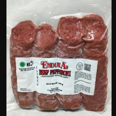 Jual Beef Pepperoni Endura 500 Gr isi 200 slice Termurah PROMO DISKON ...
