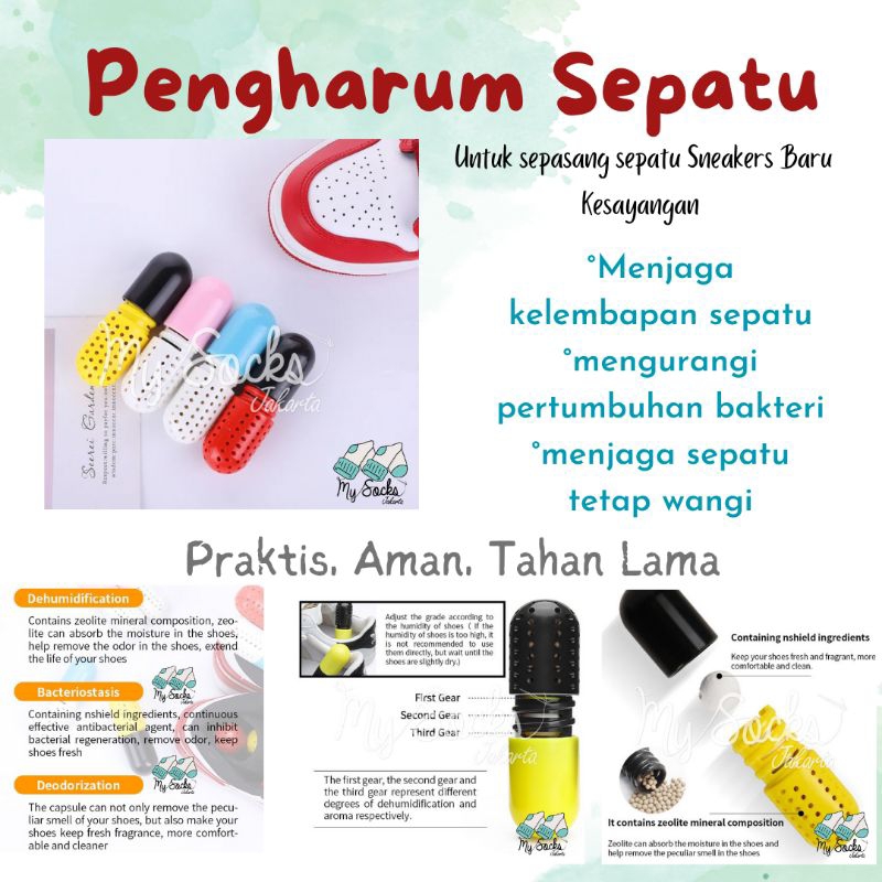 Jual pewangi sepatu / kapsul pewangi sepatu / kamper sepatu / pengharum ...