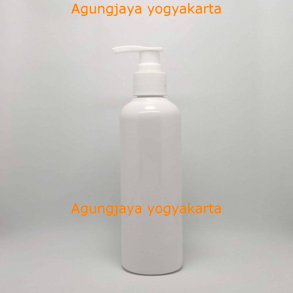 Jual Pet 250 Ml BR Putih Tutup Pump Lotion / Botol Plastik / Botol Tutup Pump / Botol Lotion ...