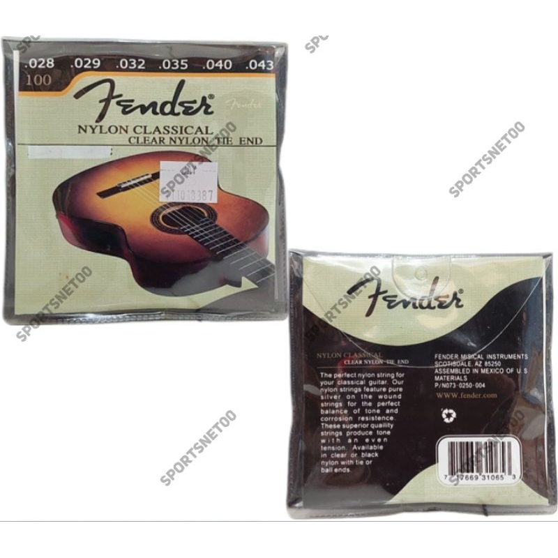 Jual Tali Gitar Fender Klasik / Senar Gitar Fender Classic | Shopee ...