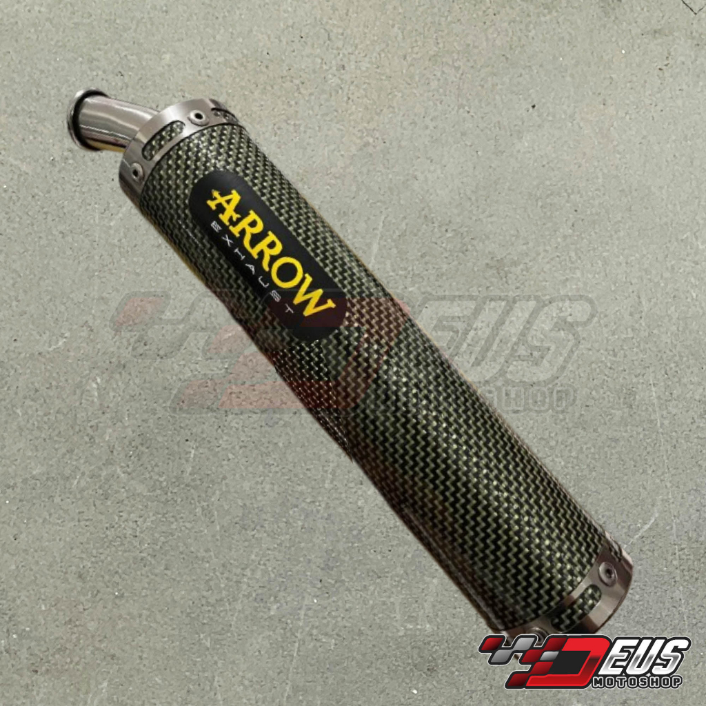 Jual Silencer 2Tak Arrow Carbon 67mm 100% Original / Silincer Silenser Silinser Knalpot Kenalpot ...