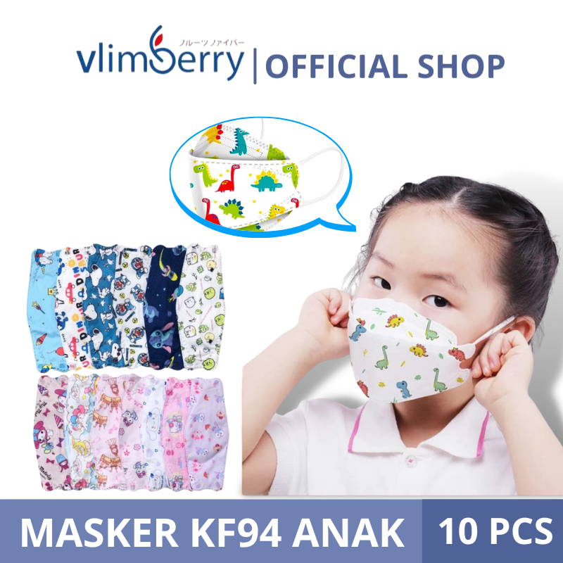 Jual Masker KF94 Kids Motif BTS KF94 BT21 Masker KF94 Karakter Anak ...