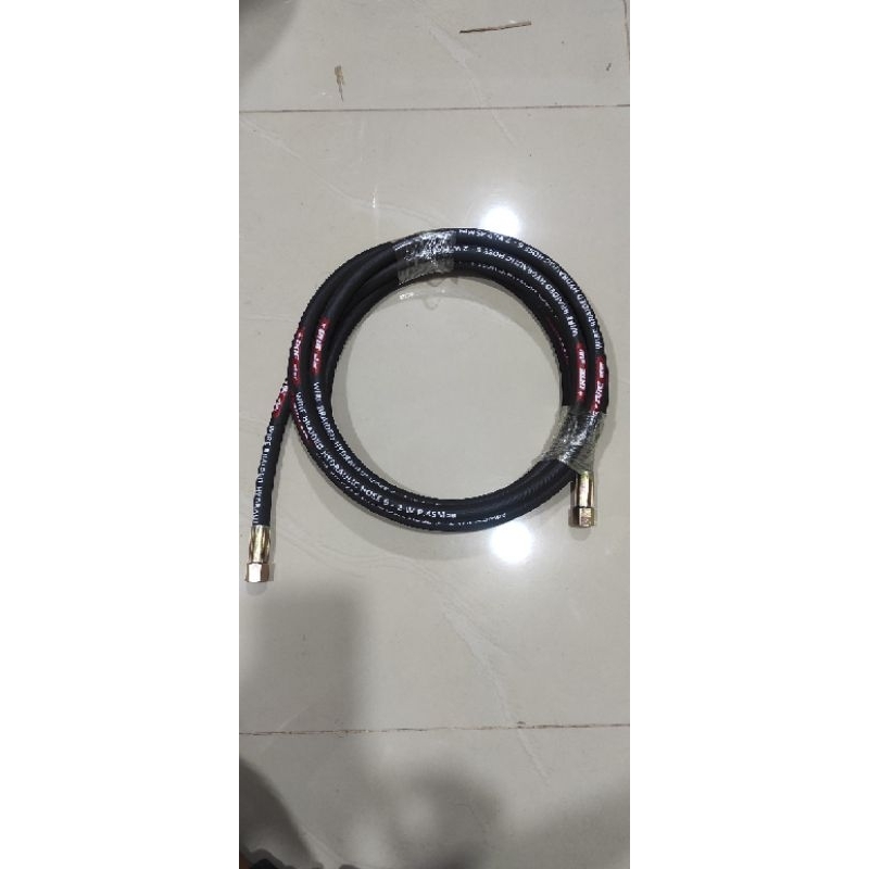 Jual Selang Hose Pneumatic Hydraulic 1/4" x 4 Meter Grease Pump Drum ...