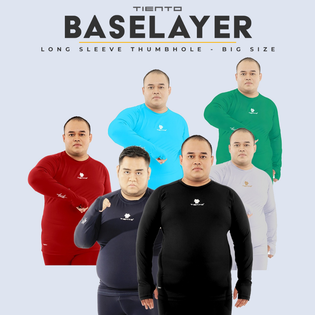Jual Tiento Baselayer Jumbo Manset Ukuran Besar Rashguard Compression ...