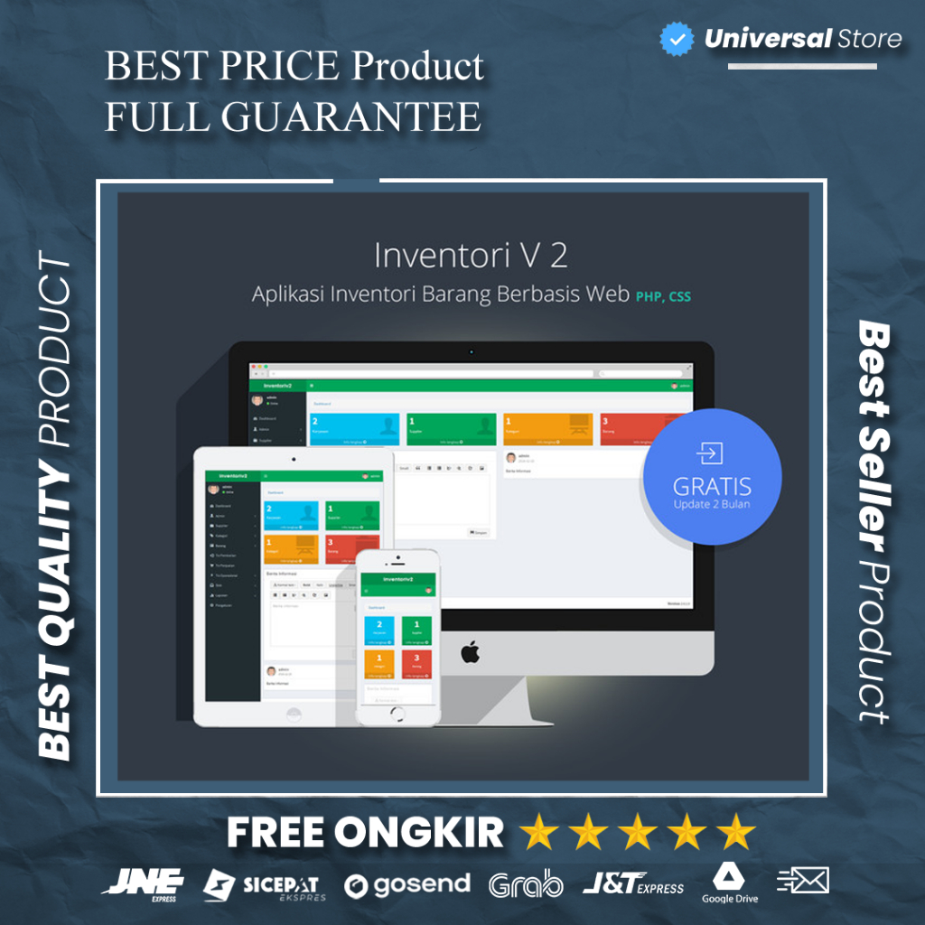 Jual Source Code Web Inventory Stok Inventori Stock Barang V2 berbasis ...