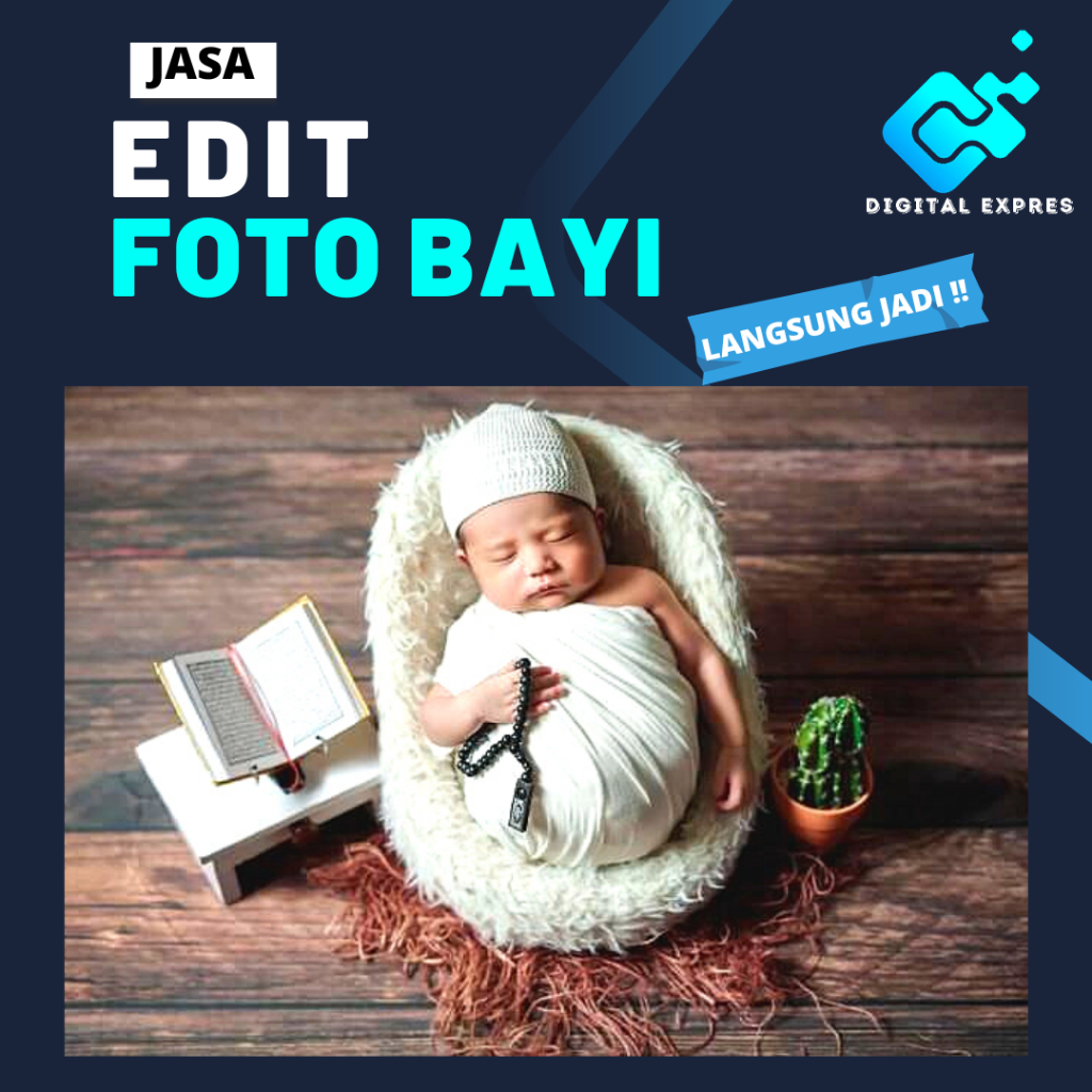 Jual Jasa Edit Foto Bayi Ala Studio / Baby newborn / edit background ...
