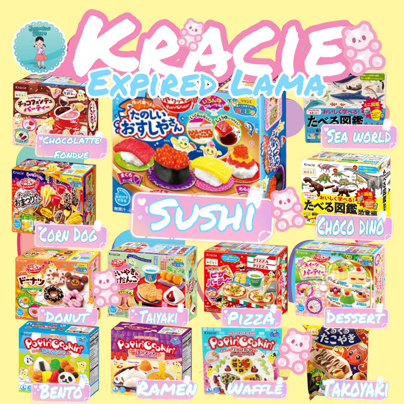 Jual Kracie Poppin' Cookin' Sushi Donut Pizza / Taiyaki /Kracie Popin Donut Sushi Ice Cream ...