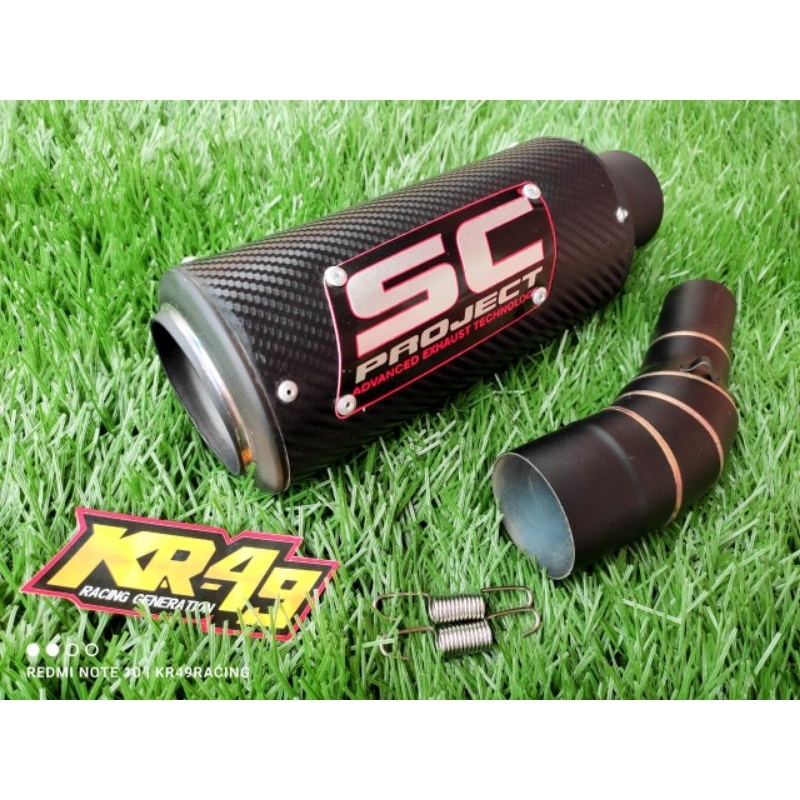 Jual KNALPOT RACING SC PROJECT SLIP ON NINJA FI NINJA MONO CBR 250R CBR ...