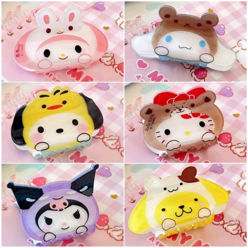 Jual Jepit Rambut Jeday Hello Kitty My Melody Pompompurin Cinnamoroll ...