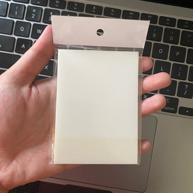 Jual [BISA COD] sticky note transparan plastik / memo plastik ...