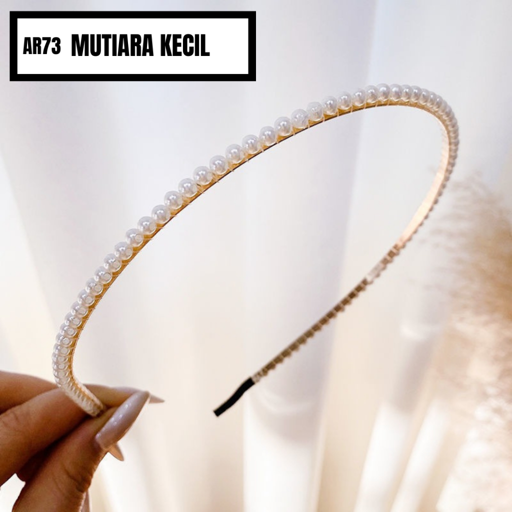 Jual Bando Korea Aksesoris Rambut Wanita Bando Mutiara MCO AR73 ...