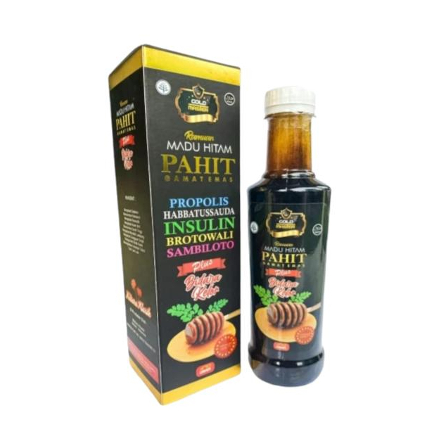 Jual Madu Hitam Pahit Ar Rohmah Plus Propolis / Madu Hitam Pahit 470gr ...